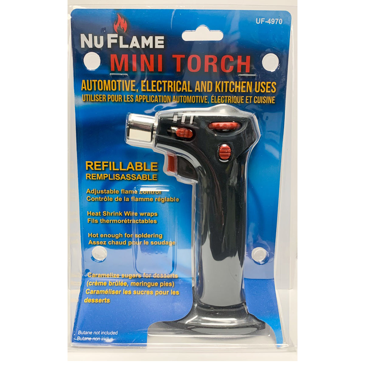 NuFlame Butane Mini Torch — Interline Wholesale Hardware