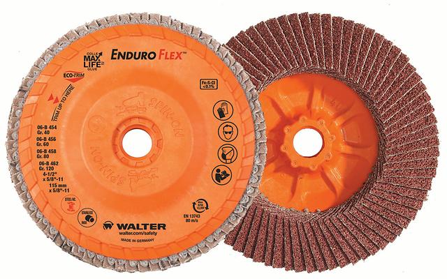 Walter Spin-On ENDURO-FLEX™ Flap Disc — Interline Wholesale Hardware