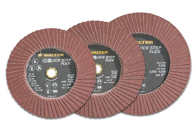 Walter QUICK-STEP™ FLEX Abrasive Sanding Flap Disc — Interline ...