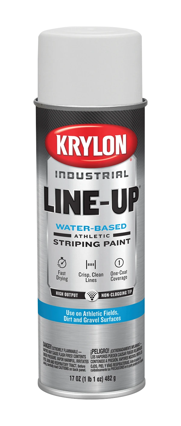 Krylon Line-Up Water-Based Athletic Striping Paint - Athletic White 51 ...