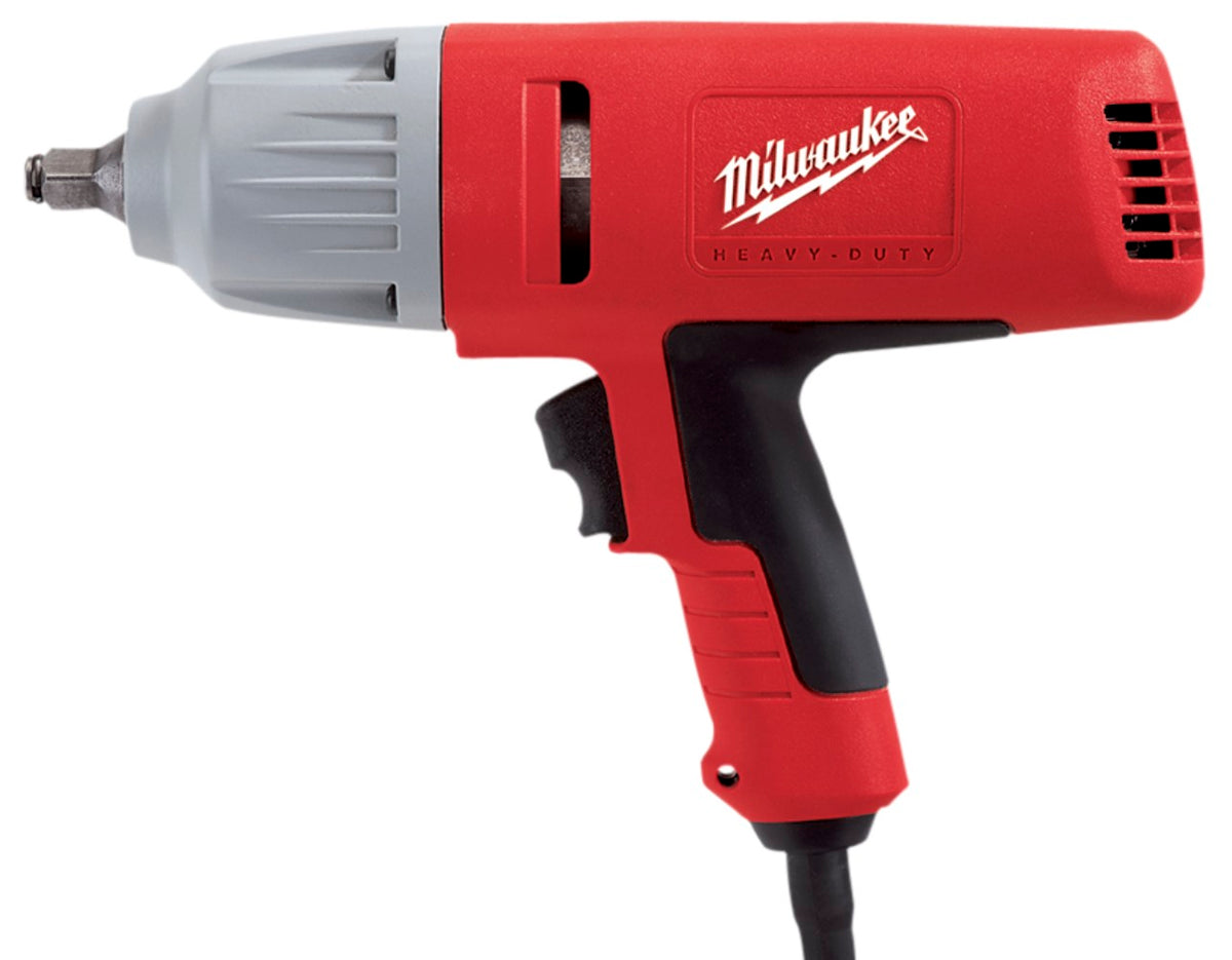 Milwaukee 1/2" Impact Wrench w/ Rocker Switch & Friction Ring Socket R ...
