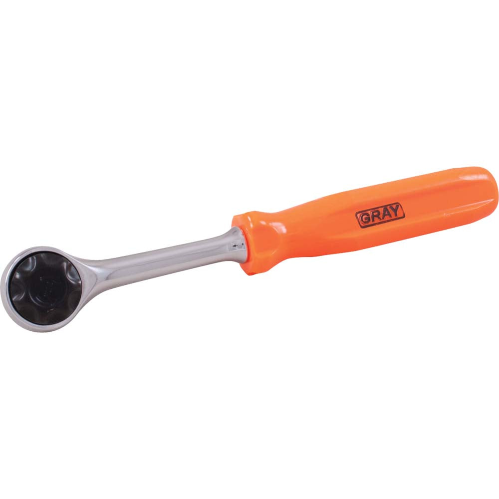 Gray Tools 1/4" Drive, Round Head Screwdriver Ratchet — Interline ...