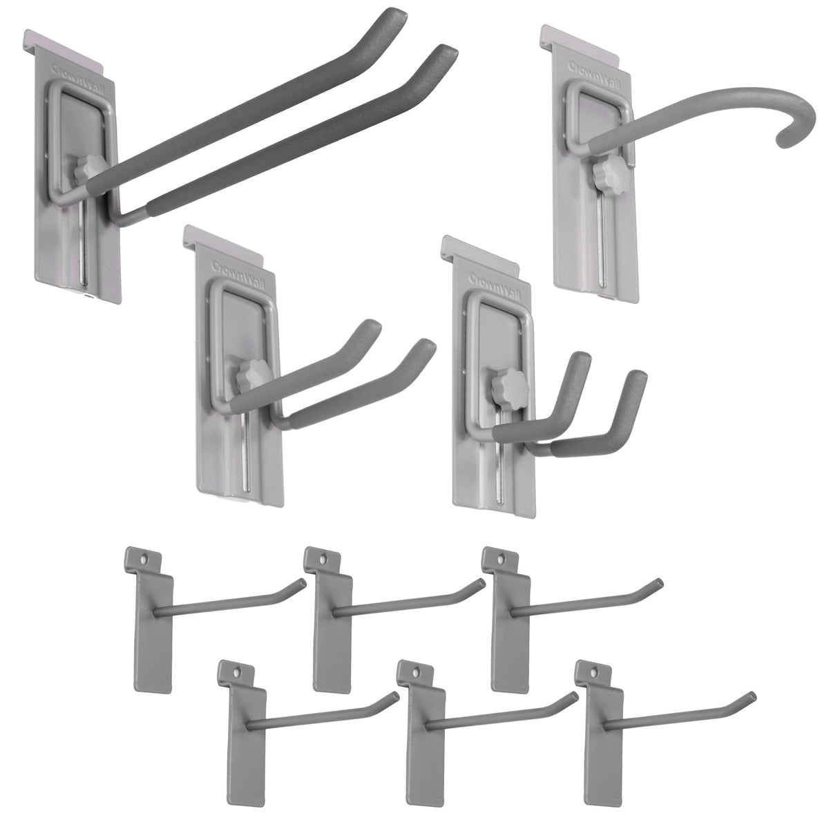 Crownwall 10 Piece Hook Kit Slatwall Accessory — Interline Wholesale ...
