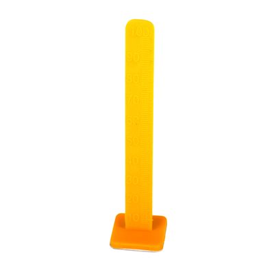 100PK Yellow 100mm Tile Levelling Pegs With 2-Sided 3M Tape — Interline ...