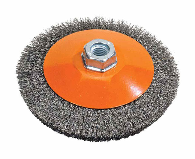 Walter Saucer Wire Cup Brush w/ Crimped Wires — Interline Wholesale ...