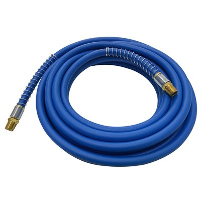 Tooltech Hybrid Polymer 1/4" Air Hose w/ Spring Bend Restrictor ...