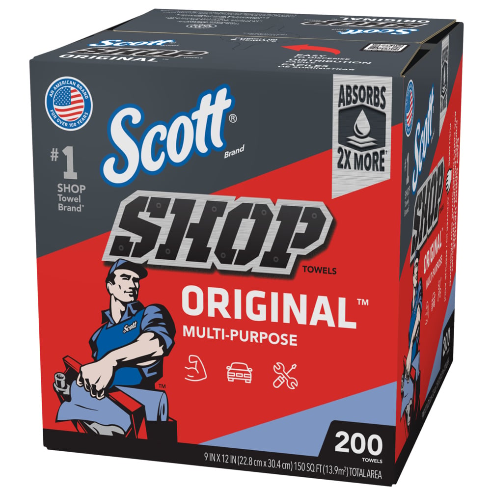 Scott Shop Towels Original™ | Original Multi-Purpose Shop Towel (Box O ...