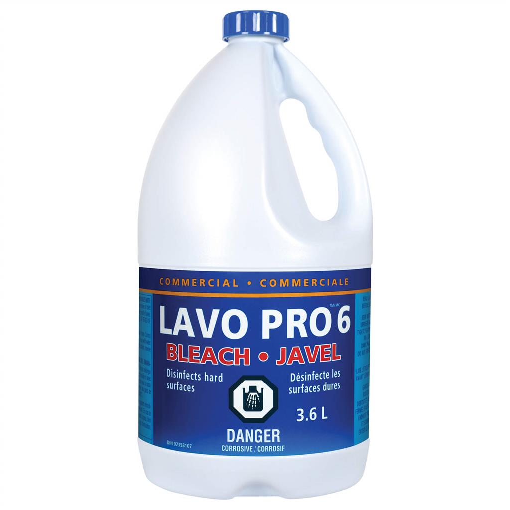 Lavo PRO 6 Liquid Bleach - 3.6L — Interline Wholesale Hardware