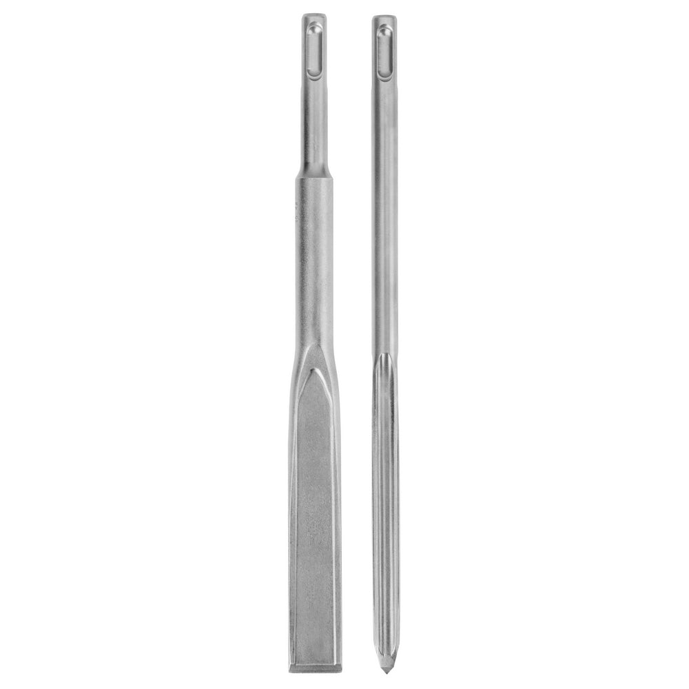 Milwaukee SDS Plus SLEDGE Bull Point & Flat Chisel 2 Pack — Interline ...
