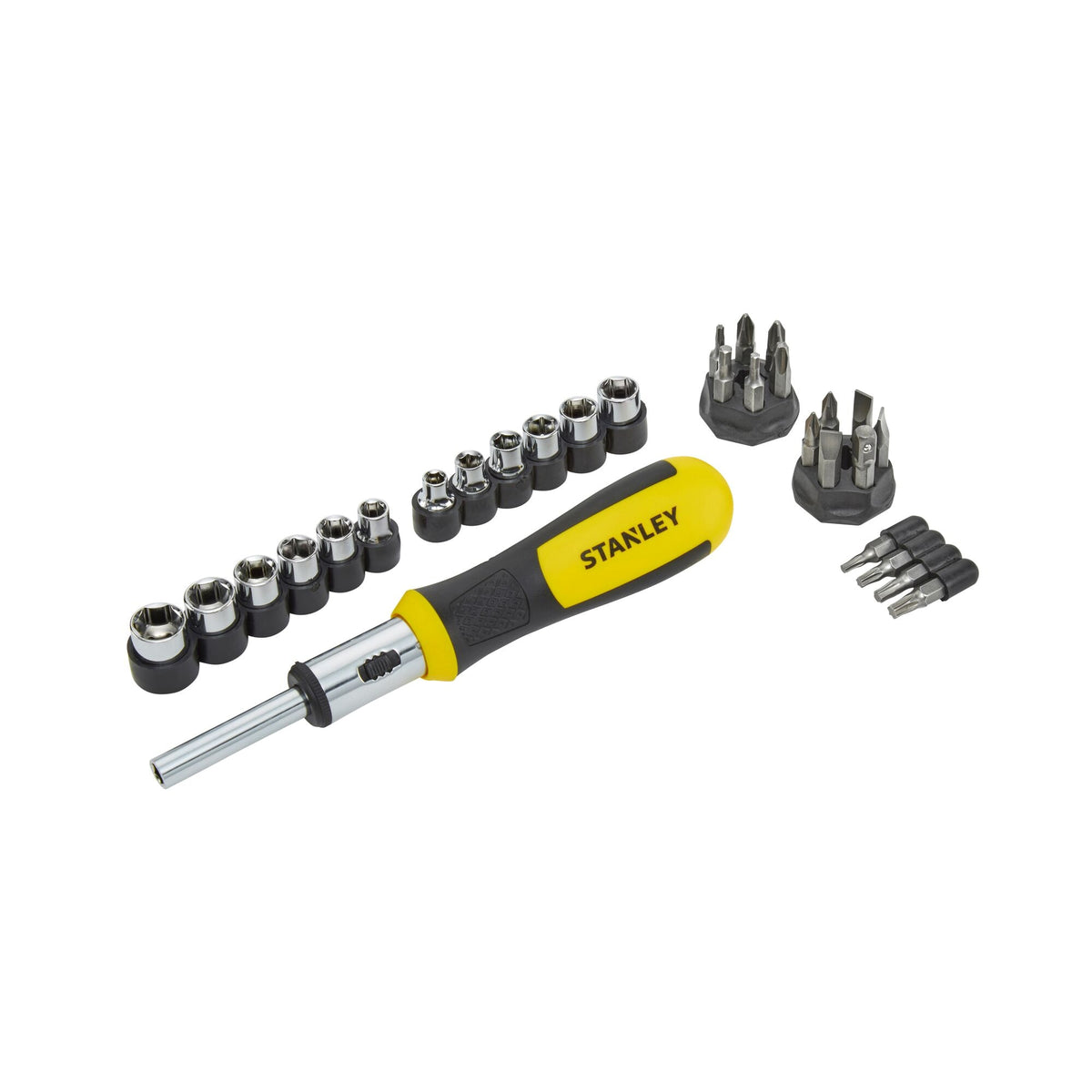 Stanley 29PC Multi-Bit Ratcheting Screwdriver — Interline Wholesale ...