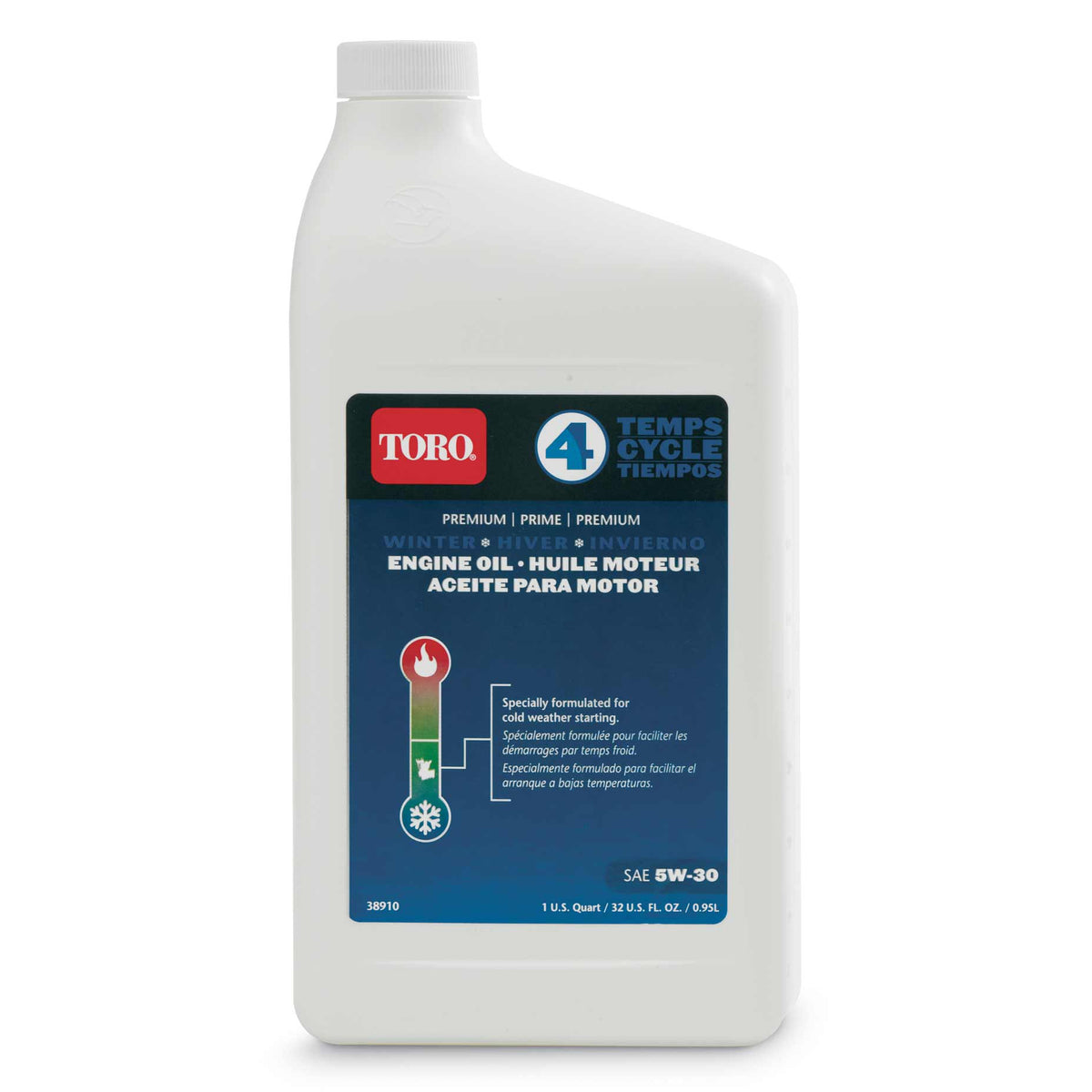 Toro SAE 5W-30 Premium 4-Cycle Winter Engine Oil 32 oz. — Interline ...