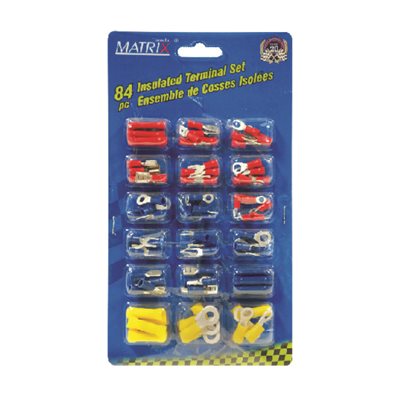 84 pc. Insulated Terminal Assortment — Interline Wholesale Hardware