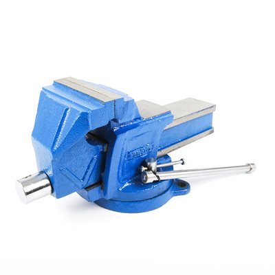 Tooltech Steel Bench Vise w/ Swivel Base — Interline Wholesale Hardware