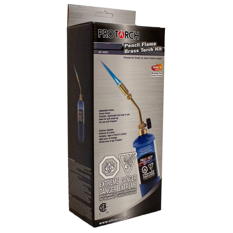 Pro Torch Pencil Flame Brass Torch Kit — Interline Wholesale Hardware