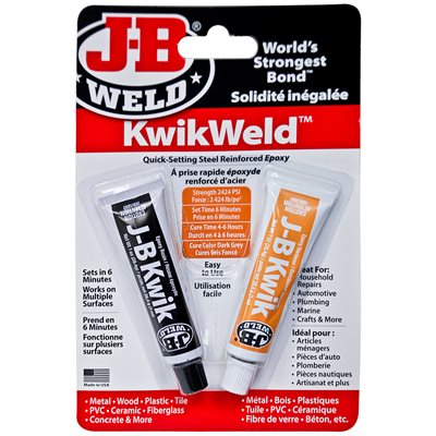 J-B Weld Kwikweld Quick-Setting Epoxy - 2.0 oz. — Interline Wholesale Hardware