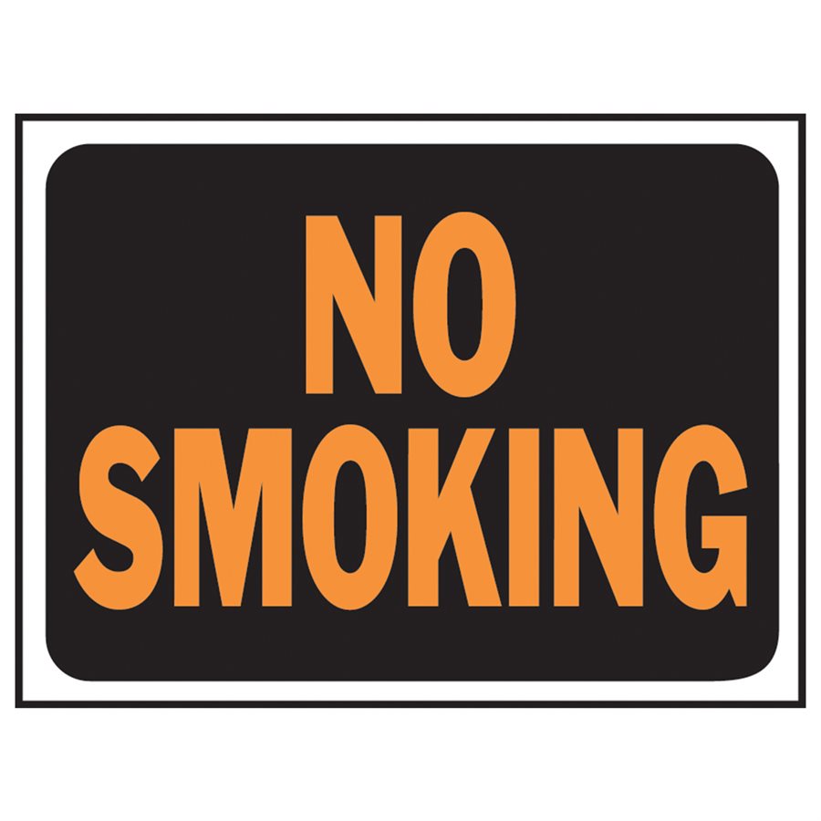 10PK No Smoking Sign - 8.5" x 12" — Interline Wholesale Hardware