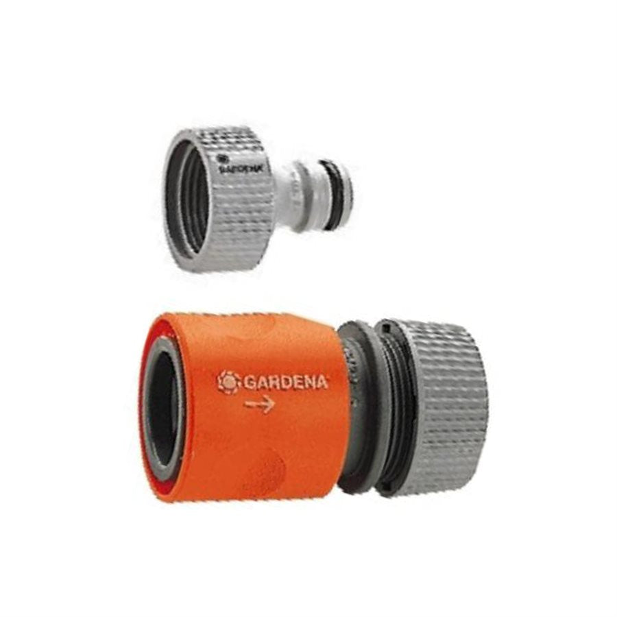 Gardena 2 pc. Plastic Quick Connect Female Hose Connector Set 1/2 ...