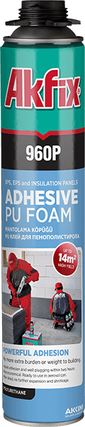 Akfix 960P Adhesive Polyurethane Gun Foam — Interline Wholesale Hardware