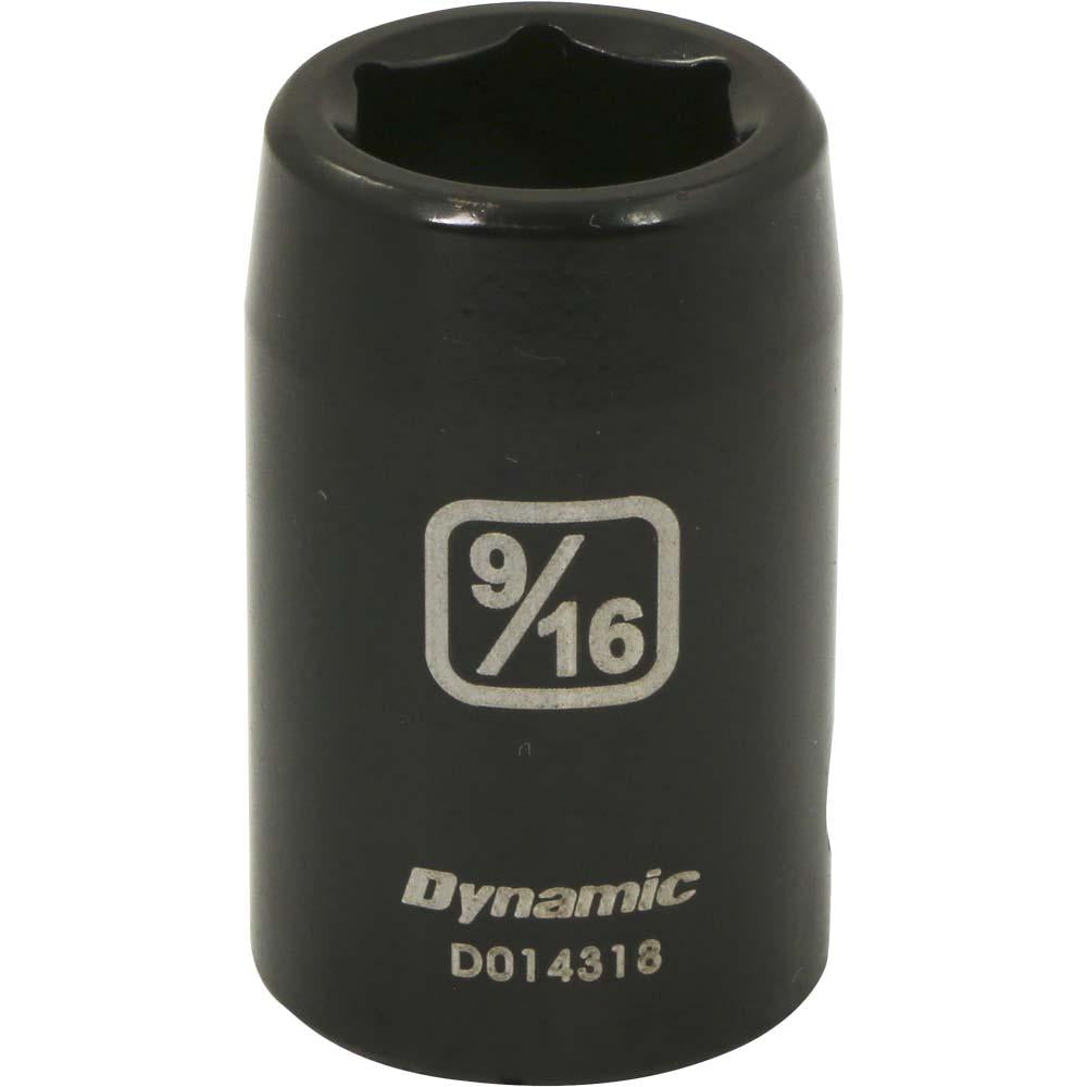 Dynamic 1/2" Drive, 6 Point Standard Length SAE Impact Sockets ...