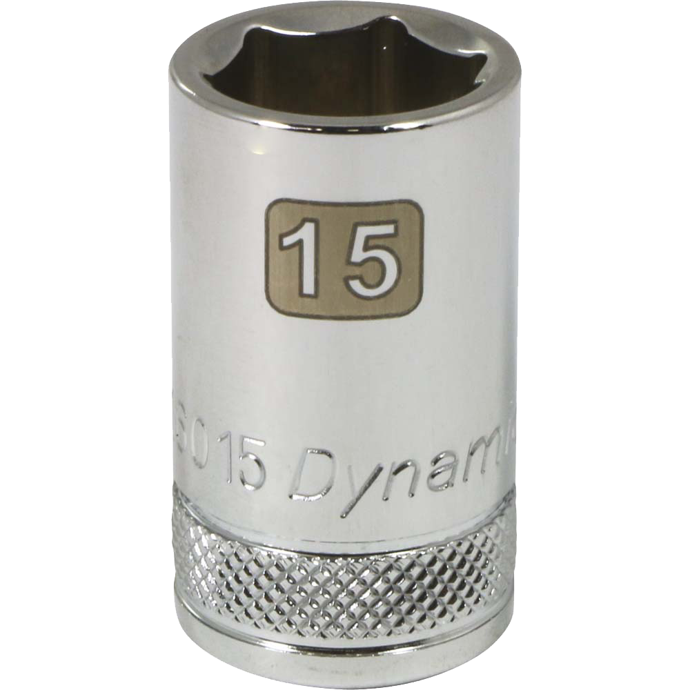 Dynamic 1/2" Drive, 6 Point Standard Length Chrome Metric Sockets ...