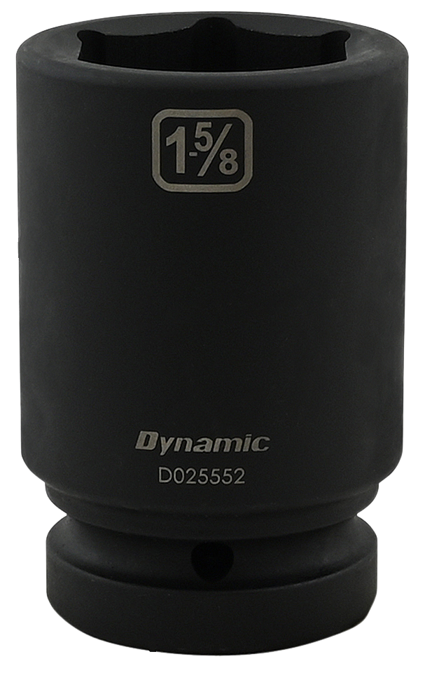 Dynamic 1" Drive 6 Point SAE, Deep Length Impact Sockets — Interline ...