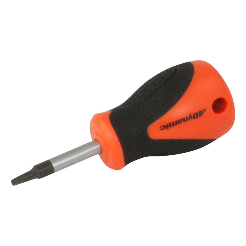 Dynamic Stubby Square Recess Screwdrivers w/ Comfort Grip Handle ...