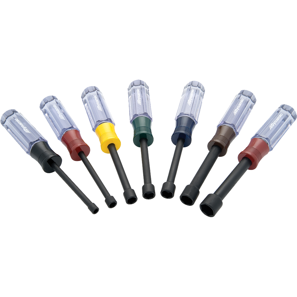 Dynamic 7 pc. Metric Nut Driver Set w/ Acetate Handle — Interline ...
