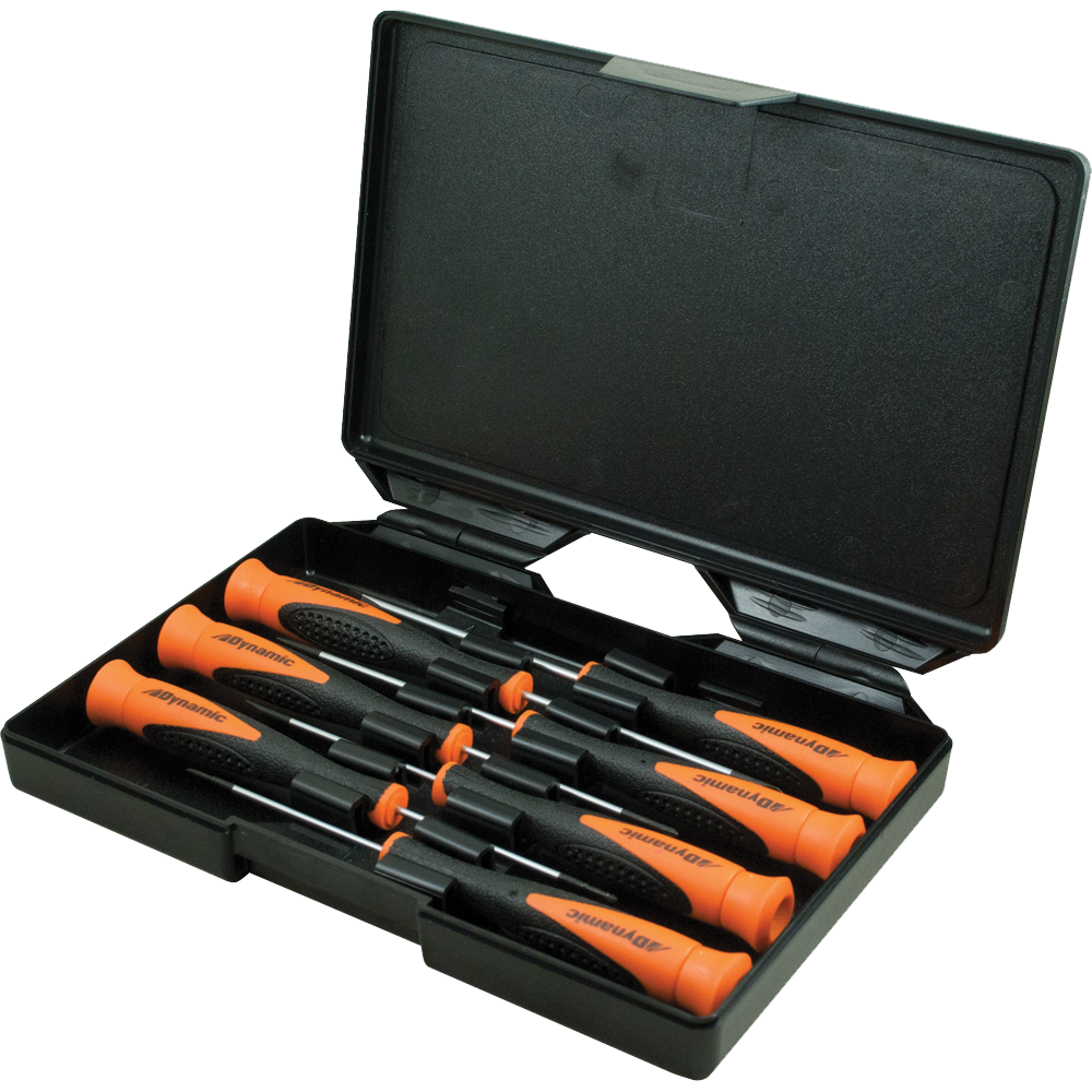 Dynamic 7 pc. Slotted & Phillips Precision Screwdriver Set — Interline ...