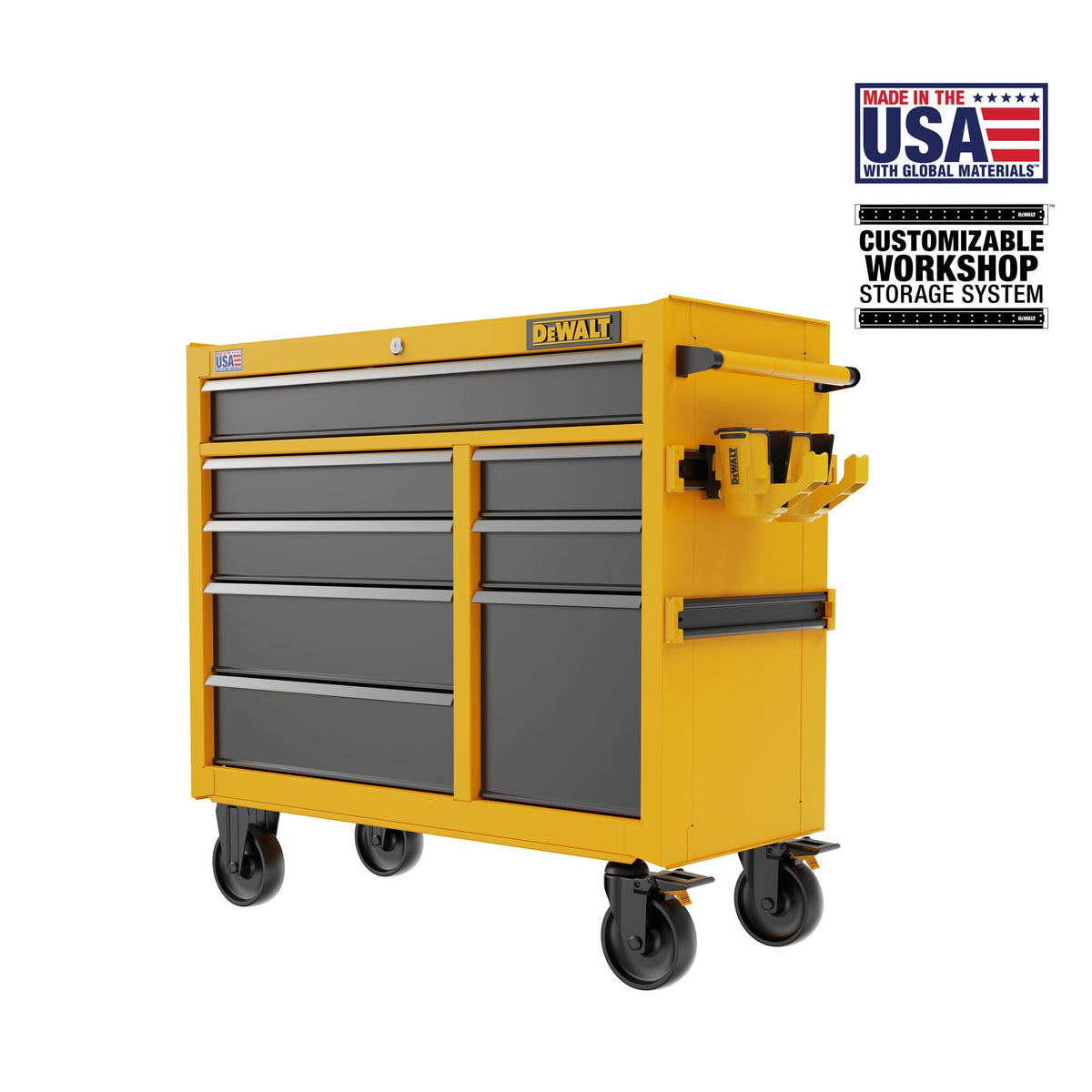 DeWalt 41" 8-Drawer Rolling Tool Cabinet — Interline Wholesale Hardware