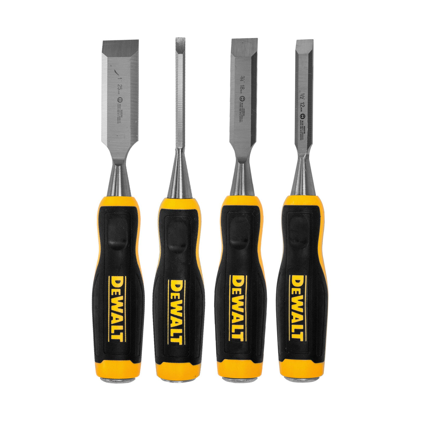 DeWalt 4 pc. Wood Chisel Set — Interline Wholesale Hardware