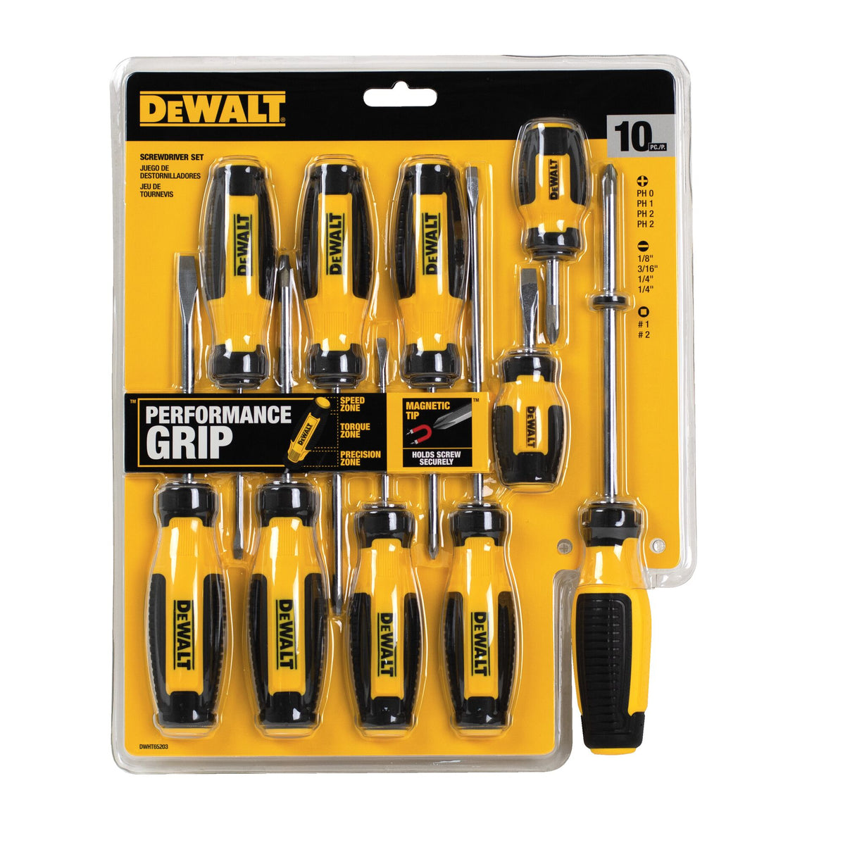DeWalt 10 pc. Screwdriver Set — Interline Wholesale Hardware