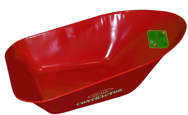 Erie Replacement Wheelbarrow Steel Tray - 6 cu.ft Orange — Interline ...