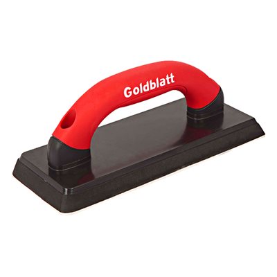 Goldblatt Gum Rubber Grout Float w/ Pro Grip Handle - 9-1/2" x 4 ...