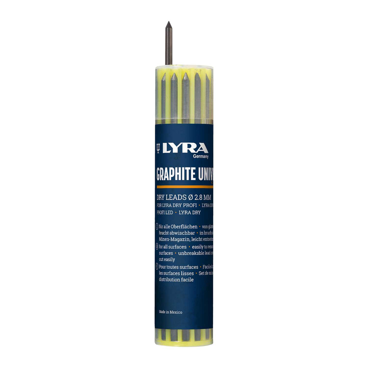 LYRA Universal Graphite Dry Lead Refills (2.8mm) — Interline Wholesale ...
