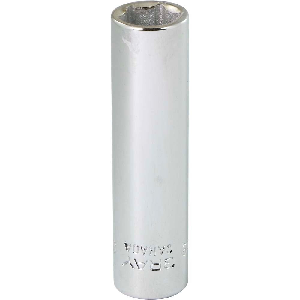 Gray Tools 1/4" Drive, 6 Point Deep Length Metric Sockets — Interline ...