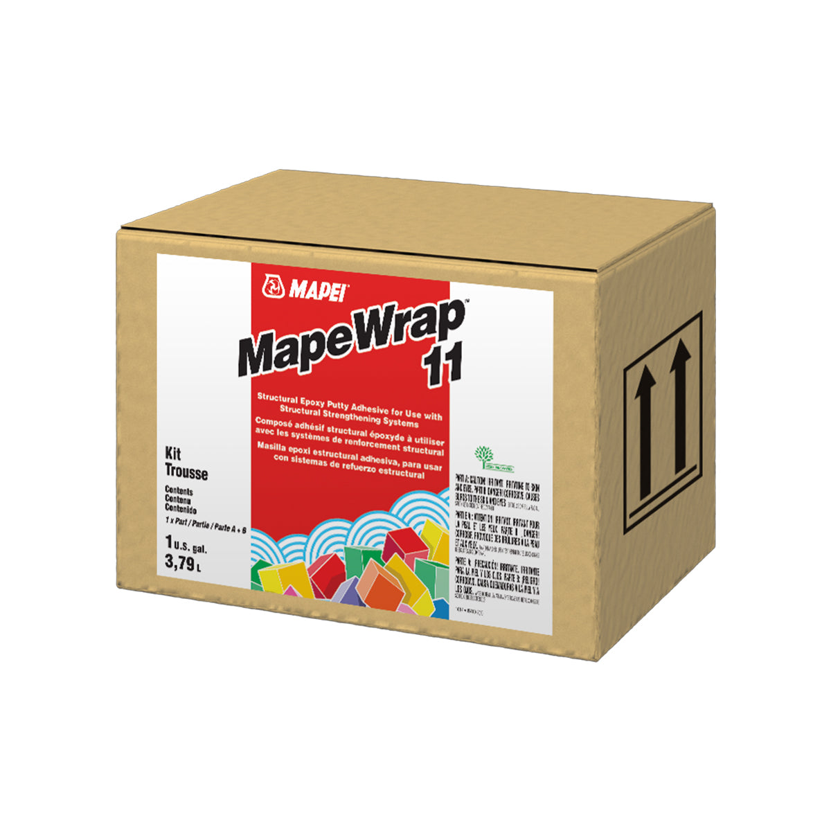 Mapei MapeWrap 11 Structural Epoxy Putty Adhesive Kit - 3.79L ...