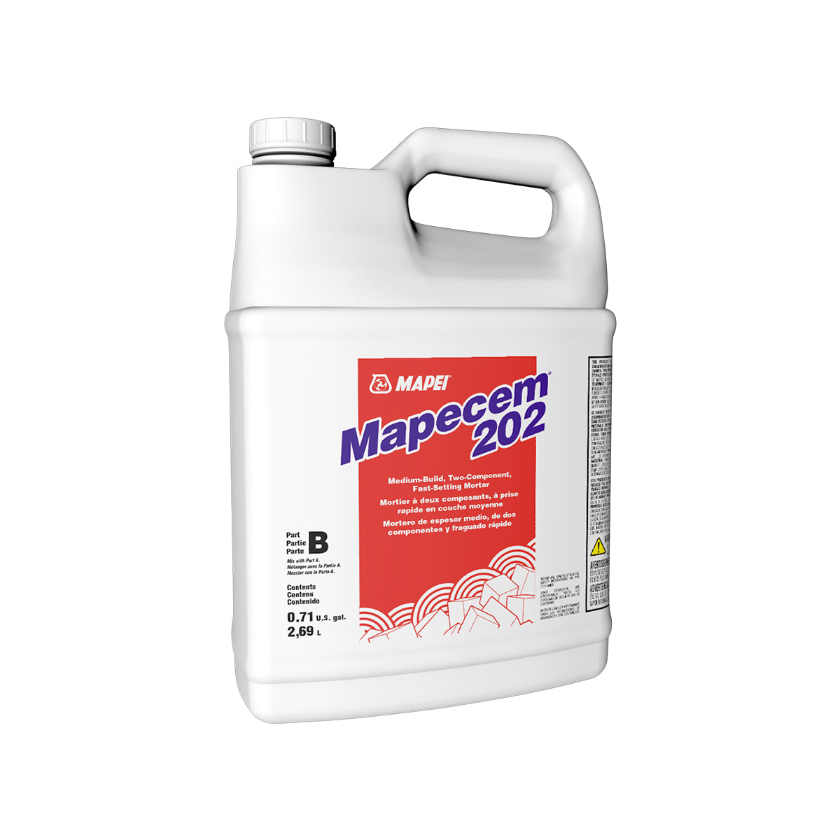 Mapei Mapecem 202 Fast-Setting Mortar (Part B) - 2.7L — Interline ...