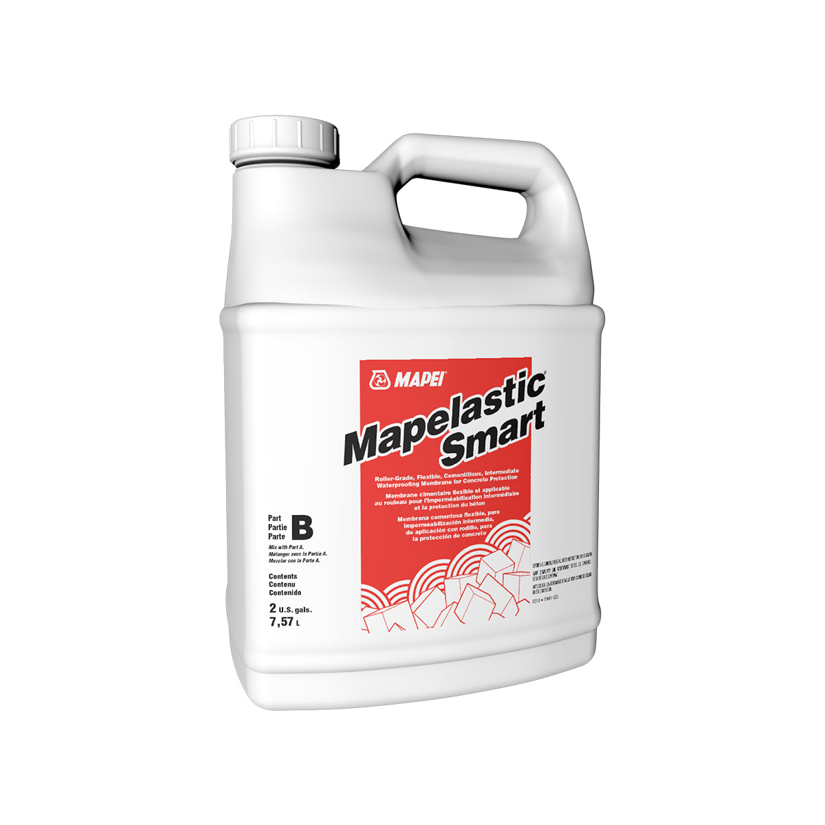 Mapei Mapelastic Smart Cementitious Waterproofing (Part B) - 7.57L ...