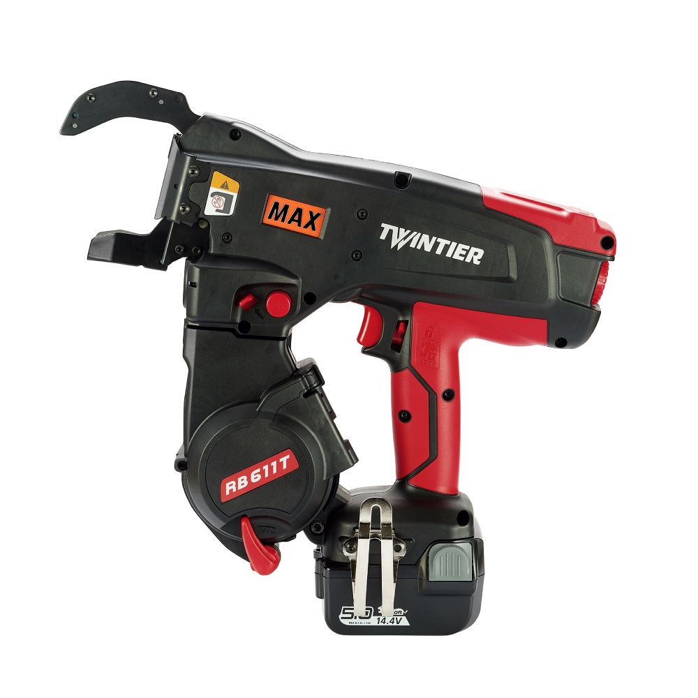 MAX RB-611T Li-Ion 19G Cordless Wire Rebar Tying Tool Kit — Interline ...