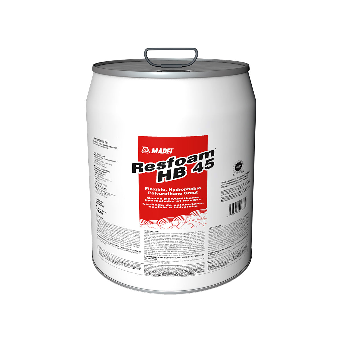 Mapei Resfoam HB 45 Flexible Polyurethane Grout — Interline Wholesale ...