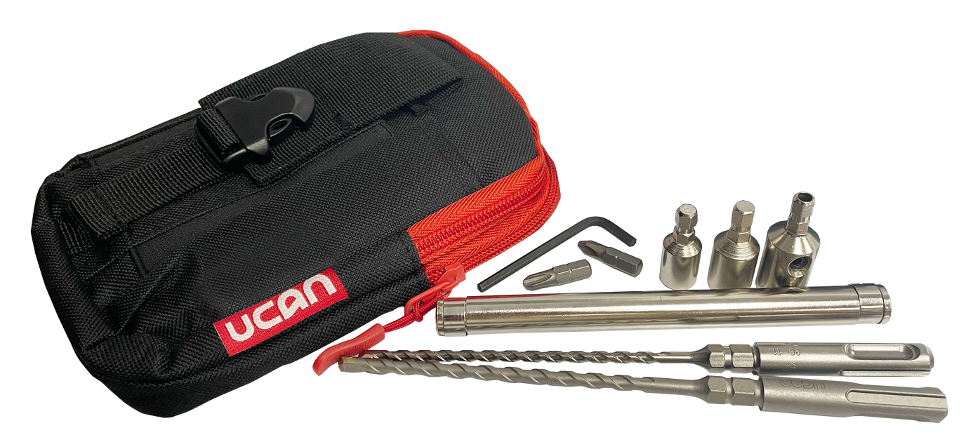 Ucan Installation SCRU-IT® Tool KIT+ 2 SDS Bits & Pouch — Interline ...