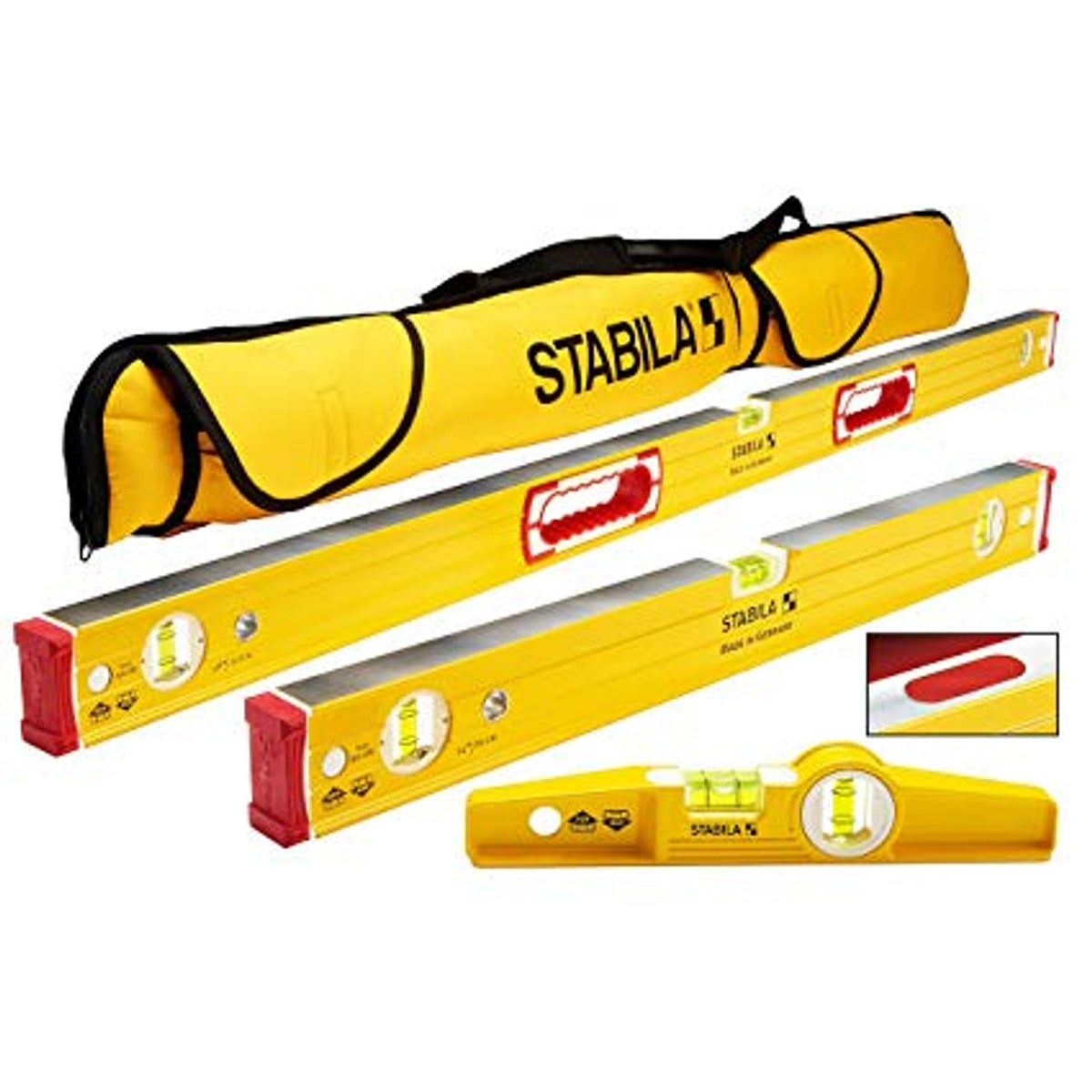 Stabila 3-Piece Type 96M Magnetic Level Kit — Interline Wholesale Hardware