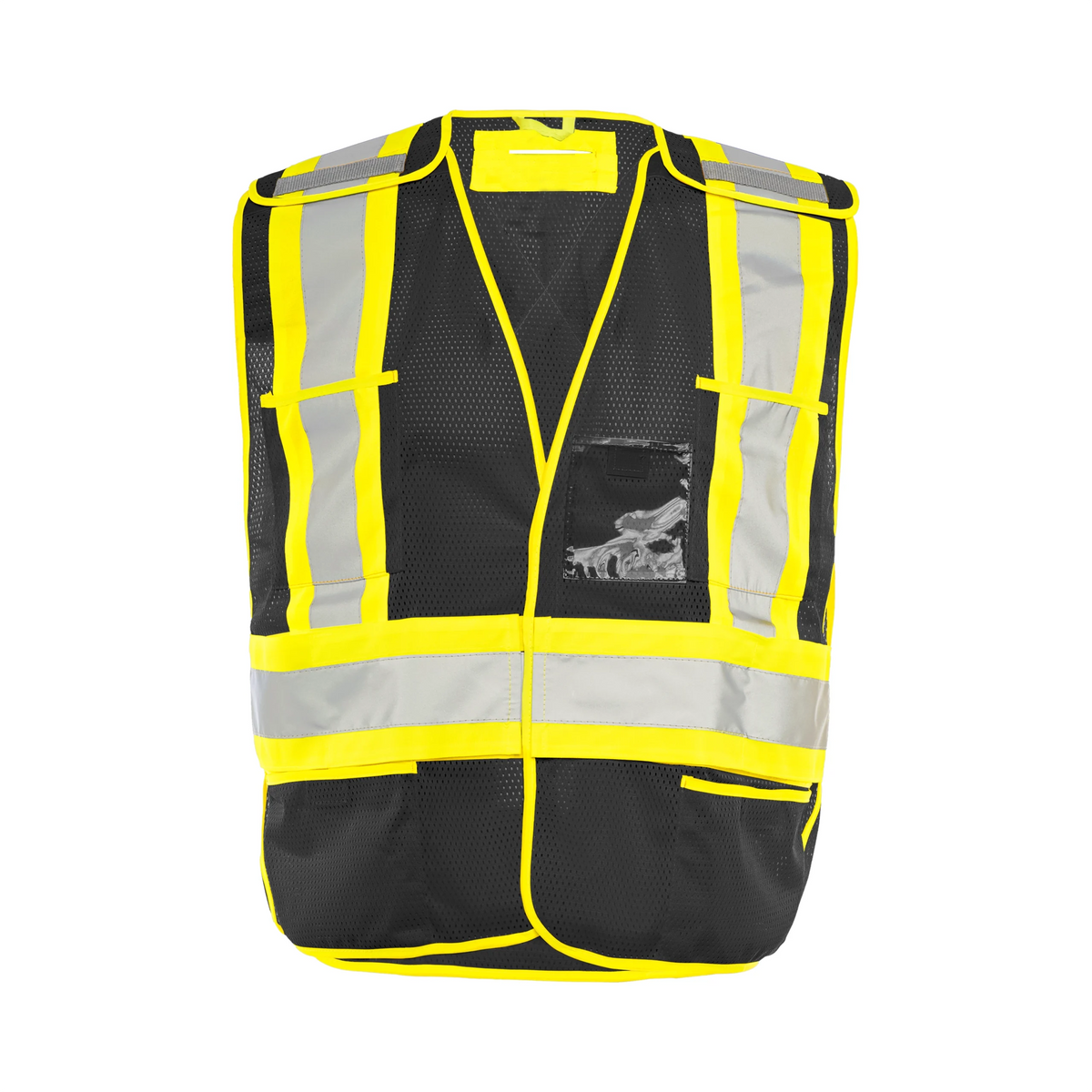 Wasip TV1 Universal 5 Pt. Tearaway Mesh Traffic Vest — Interline ...