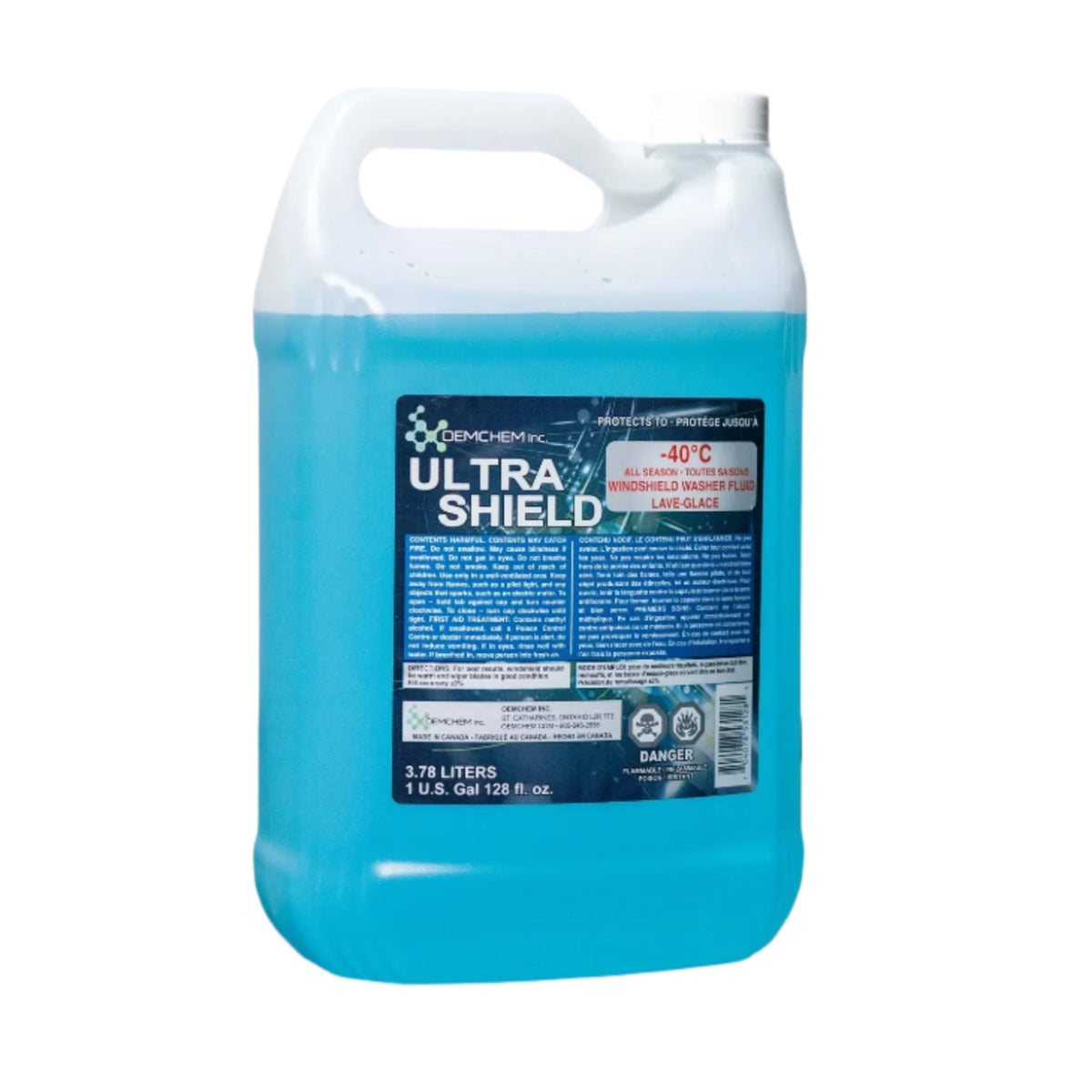 Ultra Shield All-Season Windshield Washer Fluid (-40°C) - 3.78L ...