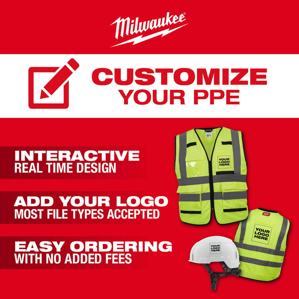 Milwaukee BOLT Full Brim Class E Type 2 Unvented Hard Hat — Interline ...