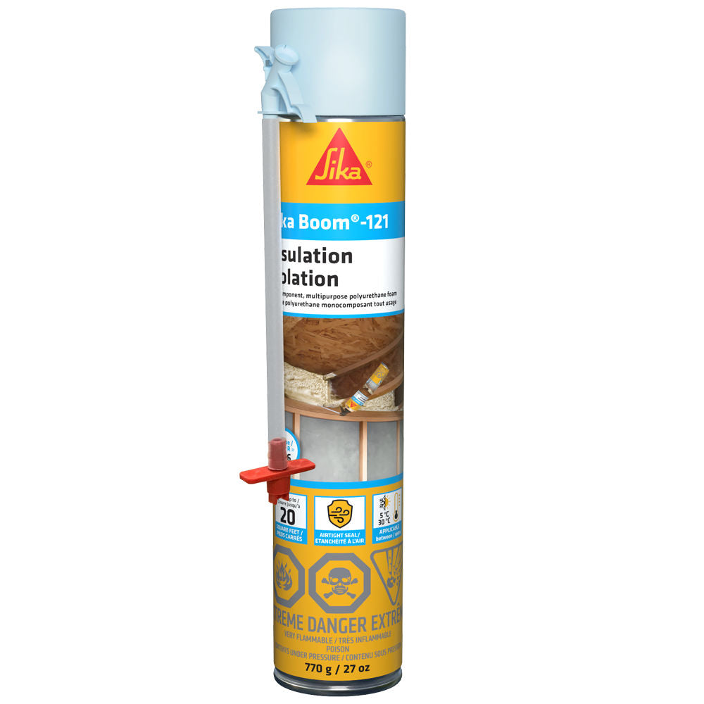 SikaBoom -121 Polyurethane Spray Foam Insulation - 775g — Interline ...