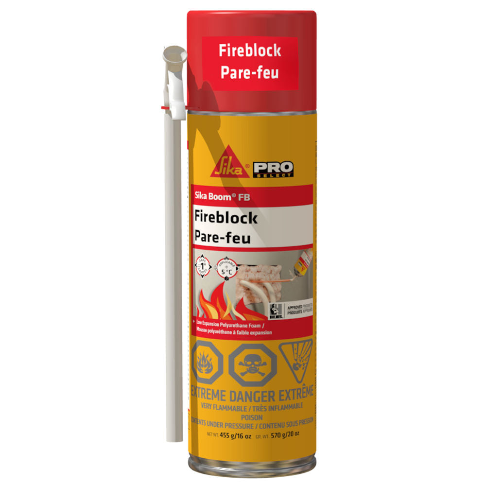 Sika Boom® 130 3FB Fire-Resistant Polyurethane Foam - 750mL — Interline ...