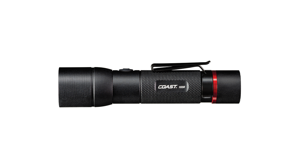 Coast HX5R Rechargeable Pure Beam Focusing Flashlight — Interline ...