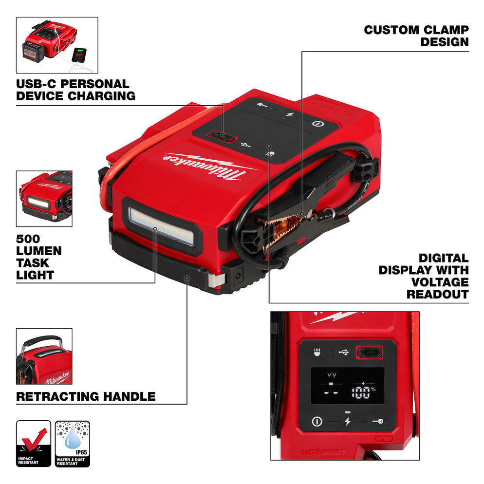 Milwaukee M18 HOTSHOT Jump Starter — Interline Wholesale Hardware