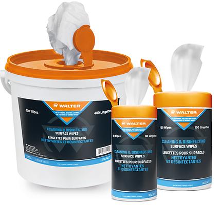 Walter Surface Disinfectant Cleaning Wipes — Interline Wholesale Hardware